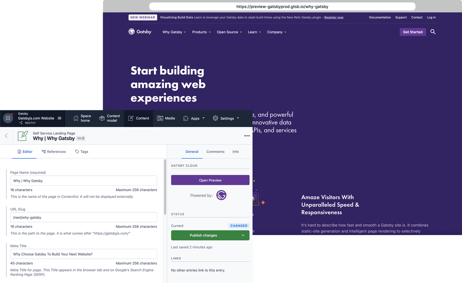 Contentful and Gatsby | Gatsby Contentful and Gatsby | Gatsby